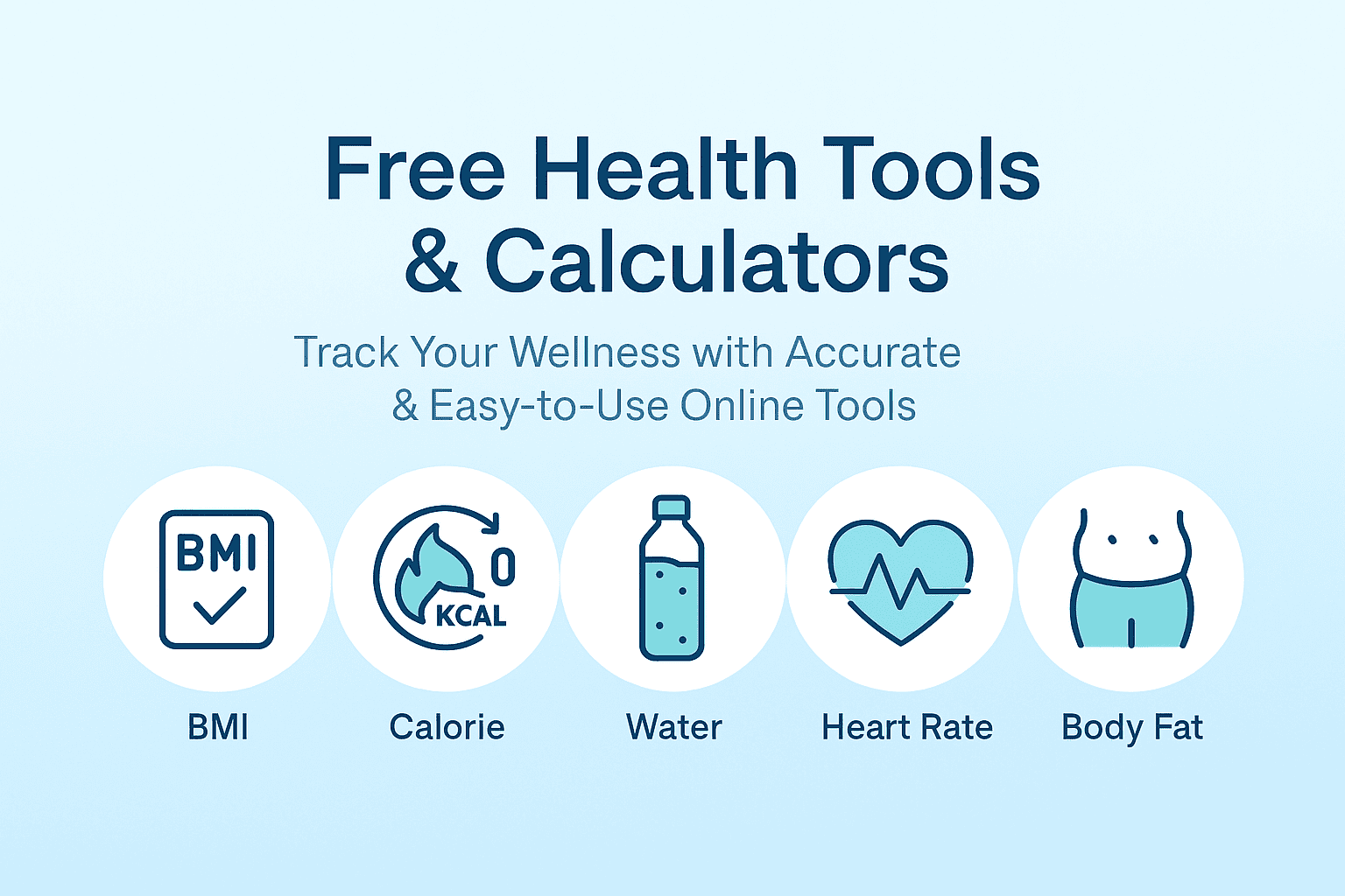 Health Tools – Free Online Calculators for Fitness & Wellness
