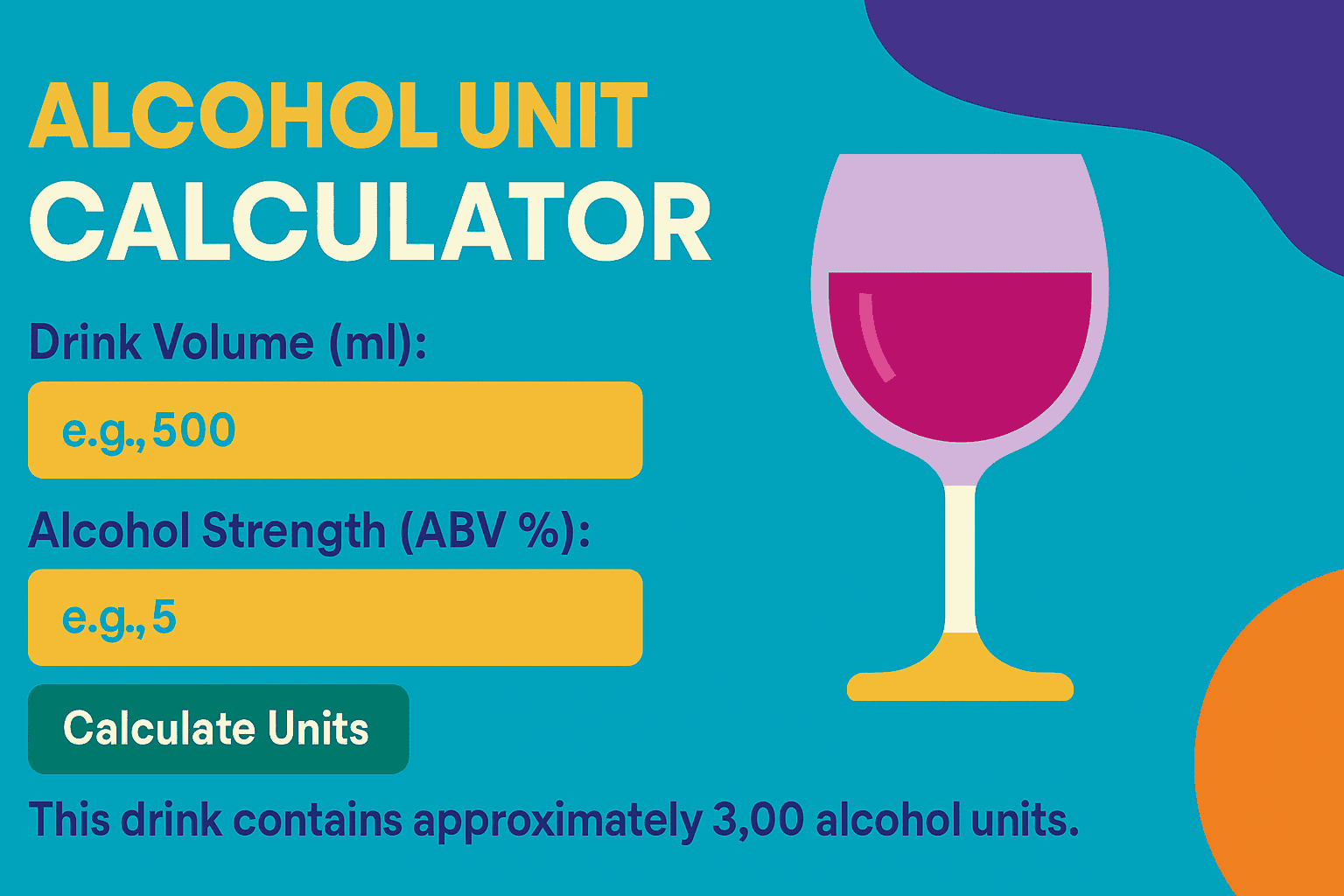 Alcohol Unit Calculator | Know How Much You're Really Drinking